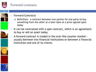 Chapter 8 Derivatives in Islamic Finance | PPTX