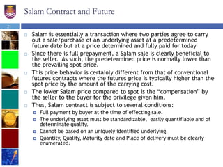 Chapter 8 Derivatives in Islamic Finance | PPTX