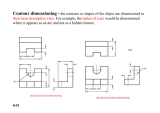 Chapter8 dimensioning and-tolerances | PDF