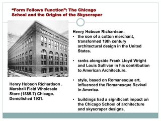 Early Modernist Architecture