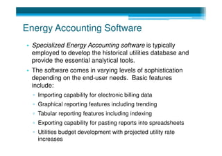 8: Energy Accounting, Metering & Monitoring | PDF