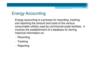 8: Energy Accounting, Metering & Monitoring | PDF