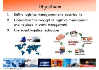 Chapter 8 event coordination (logistics and staging) | PDF