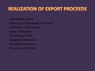 Chapter 8.export procedure | PPT