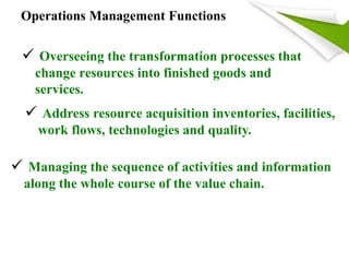 Functional Areas of Management | PPT
