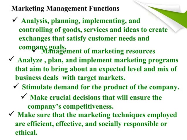 Functional Areas of Management | PPT