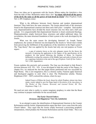 Chapter8 futurism - the counterfeit prophecy | PDF