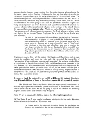 Chapter8 futurism - the counterfeit prophecy | PDF