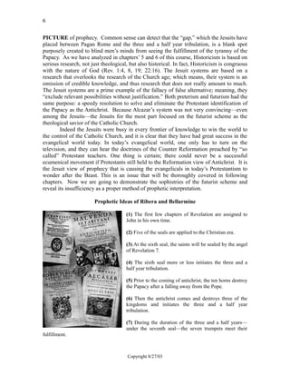 Chapter8 futurism - the counterfeit prophecy | PDF