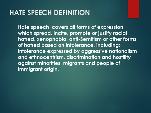 CHAPTER 8 - HATE SPEECH & FREE SPEECH.pptx