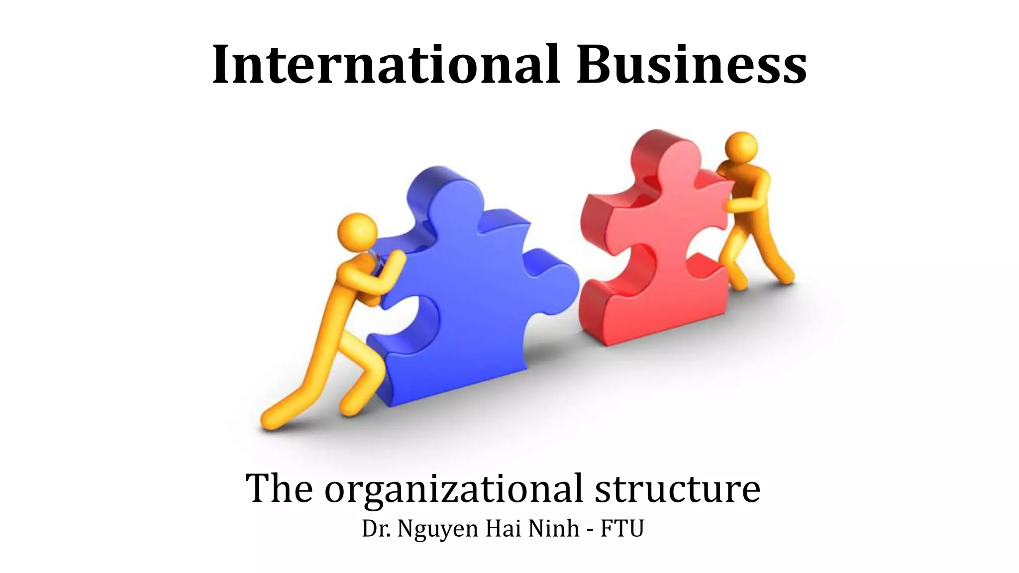 International organizational structure | PPTX