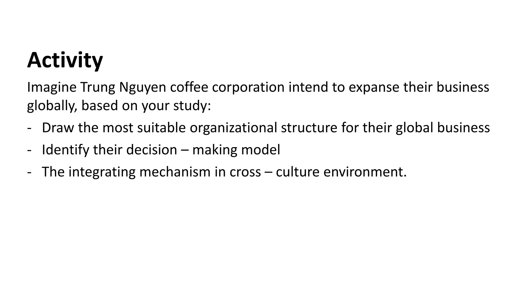 International organizational structure | PPTX