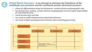 International organizational structure | PPTX