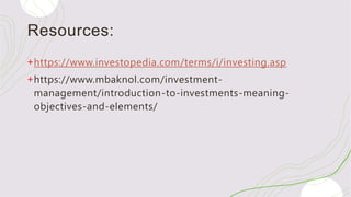 Chapter 8- Introduction to Investment.pptx