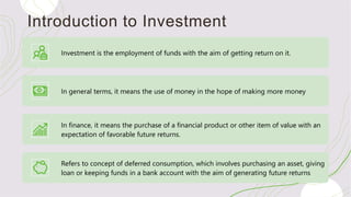Chapter 8- Introduction to Investment.pptx