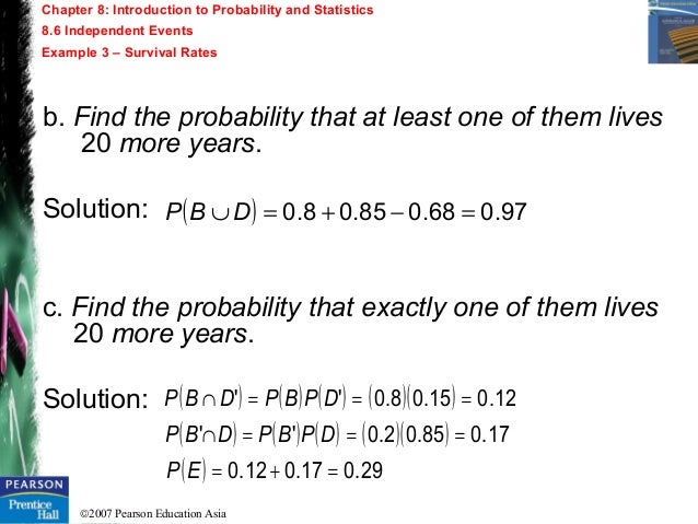 Chapter 8 - Introduction to Probability and Statistics