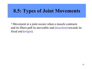 Chapter 8 Joints of the Skeletal System | PPT