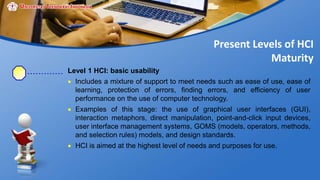 Chapter 8 - Maturity Level of HCI | PPT
