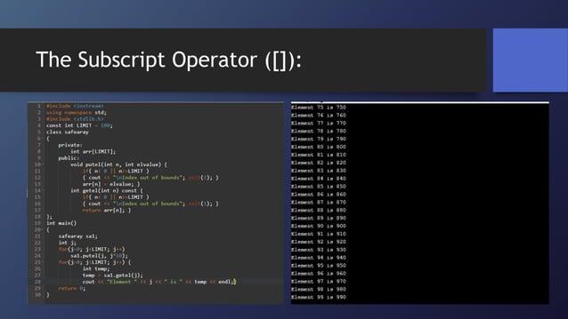 Operator Overloading | PPT