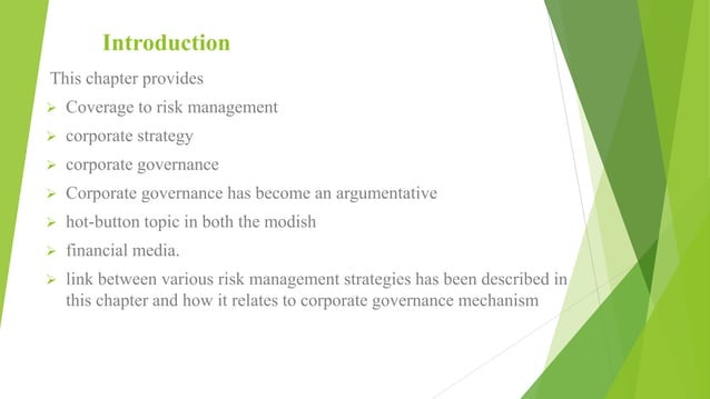 Chapter 8-Risk Management.pptx | Business | Business and Finance