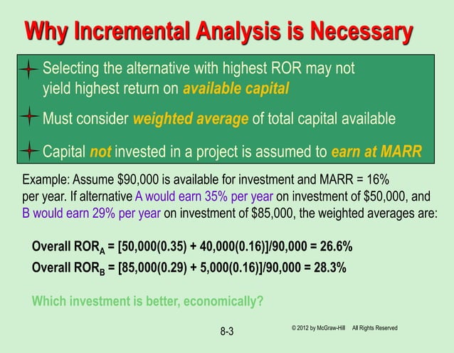 Chapter 8 - ROR Analysis for Multiple Alternatives.ppt