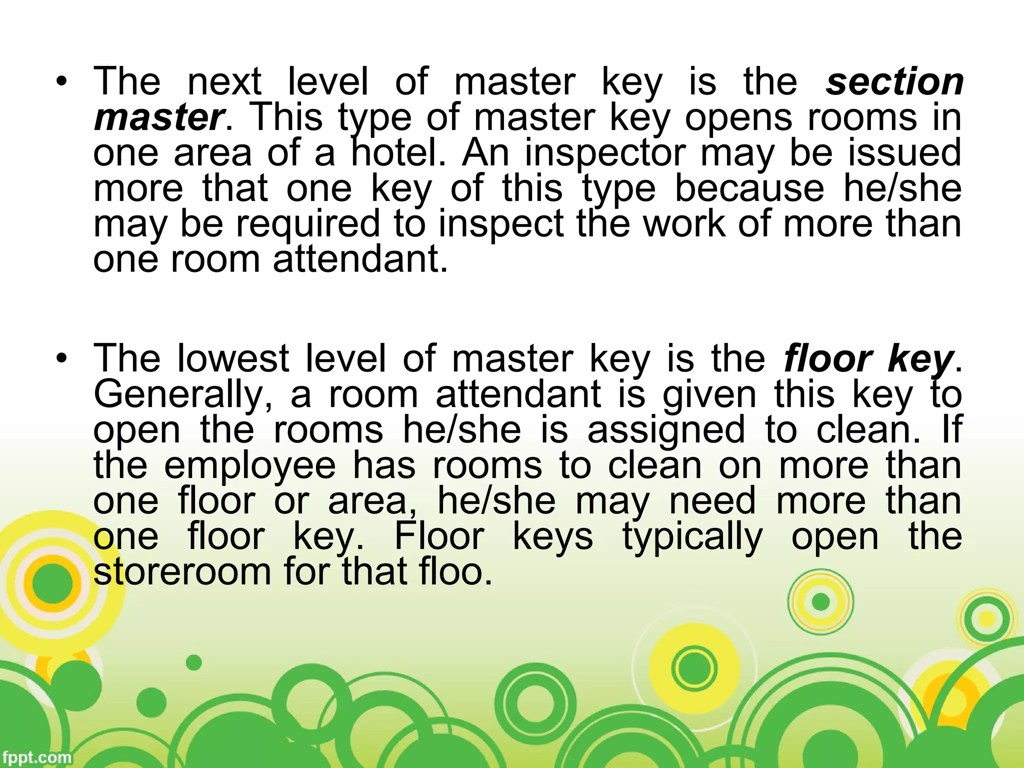 HOUSEKEEPING OPERATION: SAFETY AND SECURITY | PPT