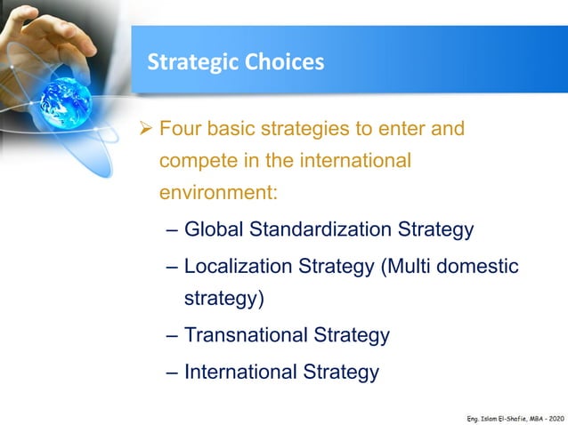 Chapter 8 Strategy of International Business | PDF