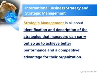 Chapter 8 Strategy of International Business | PDF