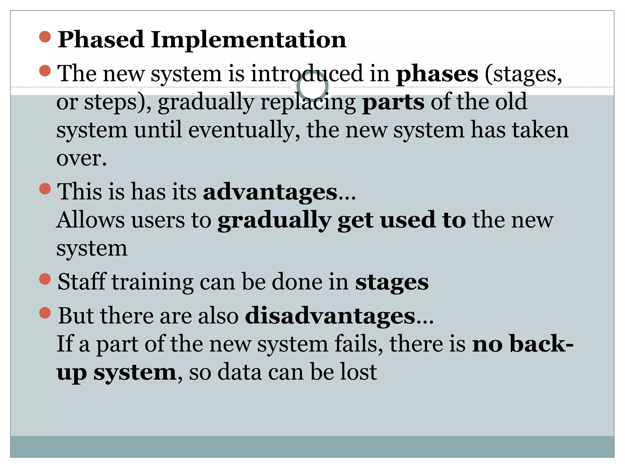 Chapter 8 system analysis and design | PPT