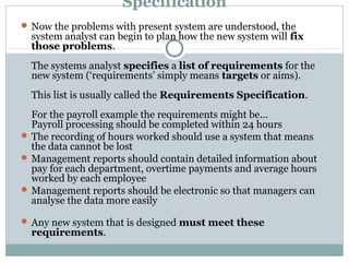 Chapter 8 system analysis and design | PPT