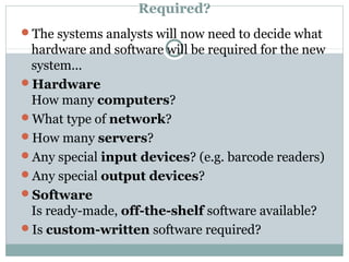 Chapter 8 system analysis and design | PPT