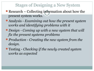 Chapter 8 system analysis and design | PPT