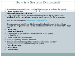 Chapter 8 system analysis and design | PPT