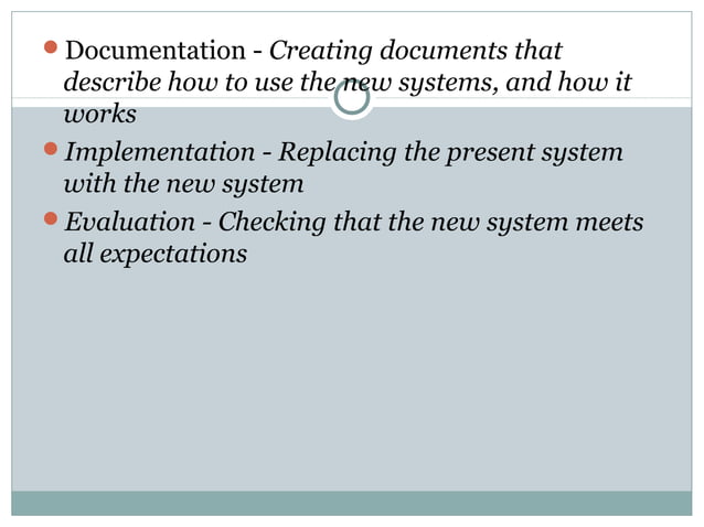 Chapter 8 system analysis and design | PPT