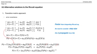 Sensor Fusion Study - Ch8. The Continuous-Time Kalman Filter [이해구] | PDF