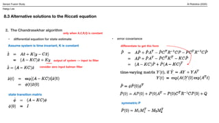 Sensor Fusion Study - Ch8. The Continuous-Time Kalman Filter [이해구] | PDF