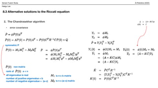 Sensor Fusion Study - Ch8. The Continuous-Time Kalman Filter [이해구] | PDF