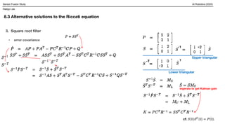 Sensor Fusion Study - Ch8. The Continuous-Time Kalman Filter [이해구] | PDF