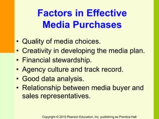 Chapter 8 traditional media channel- advertising media selection | PPT