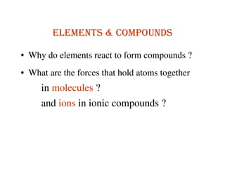 Chemical Bonding Presentation | PDF