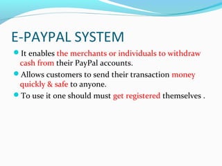 Chapter 8 / Electronic Payment | PPT