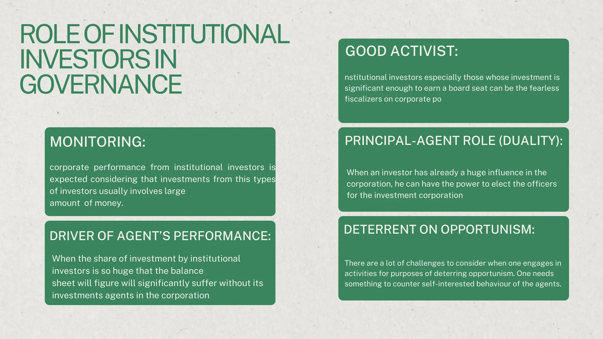 Corporation governance and institutional | PDF