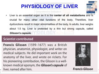 functional anatomy and Physiology of Liver. | PPTX