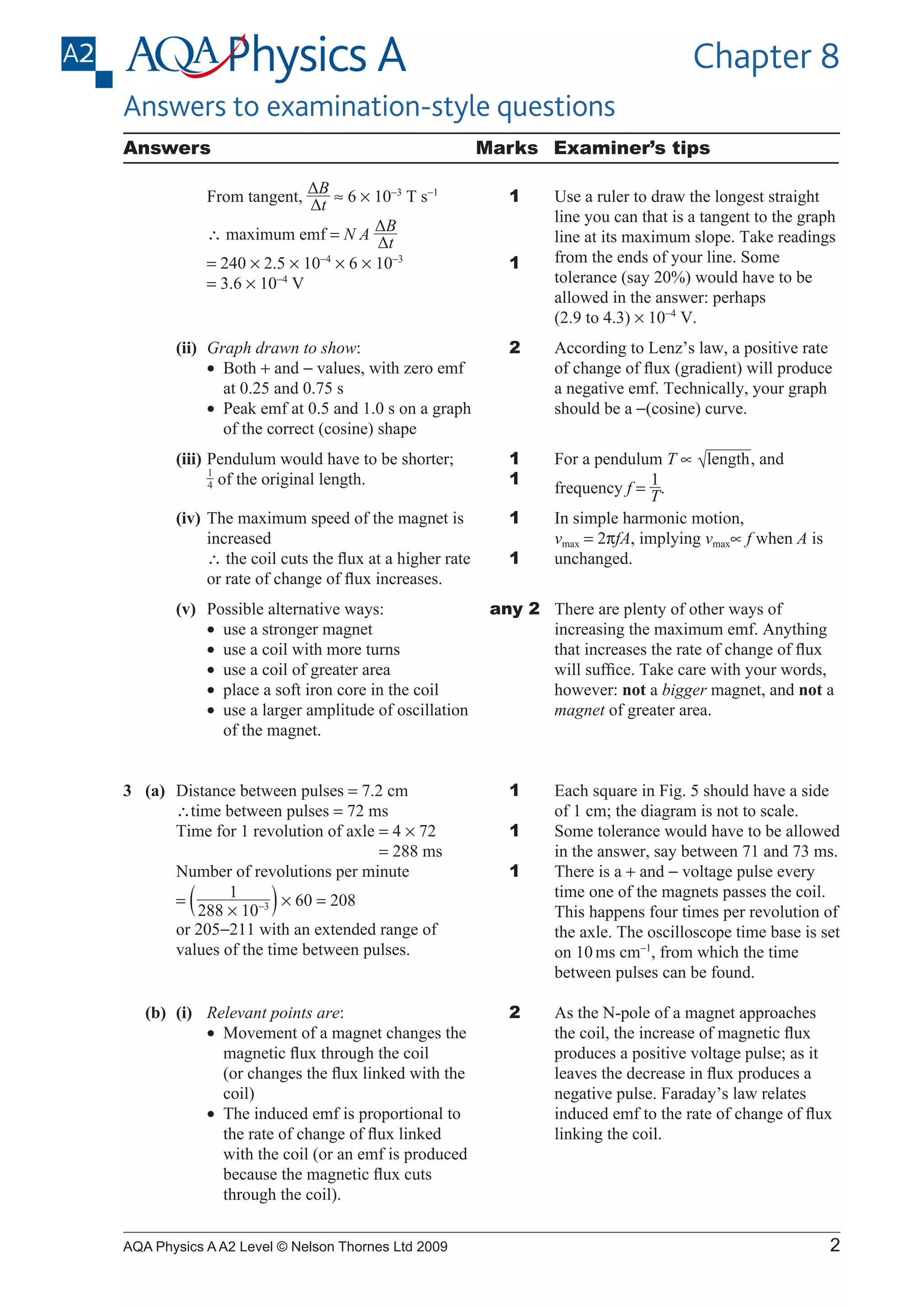Chapter 8 answers_to_examination_style_questions[1] | PDF