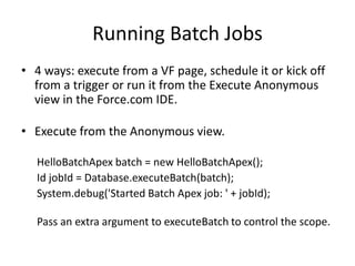 SFDC Batch Apex | PPT