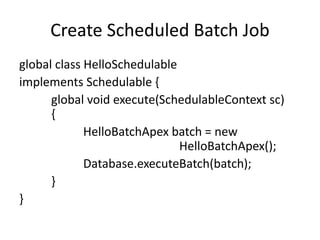 SFDC Batch Apex | PPT