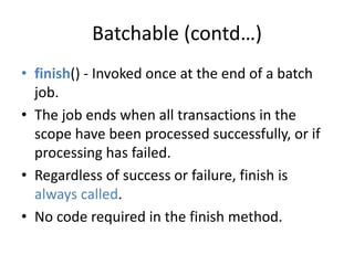 SFDC Batch Apex | PPT
