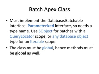 SFDC Batch Apex | PPT
