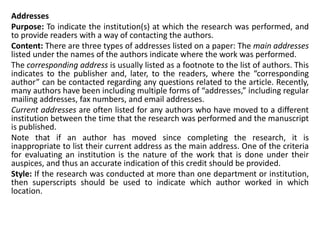 Scientific research writing and types of scientific artiles | PPTX
