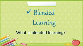 Chapter 8 Blended Module design Curriculum development,analysis and ...